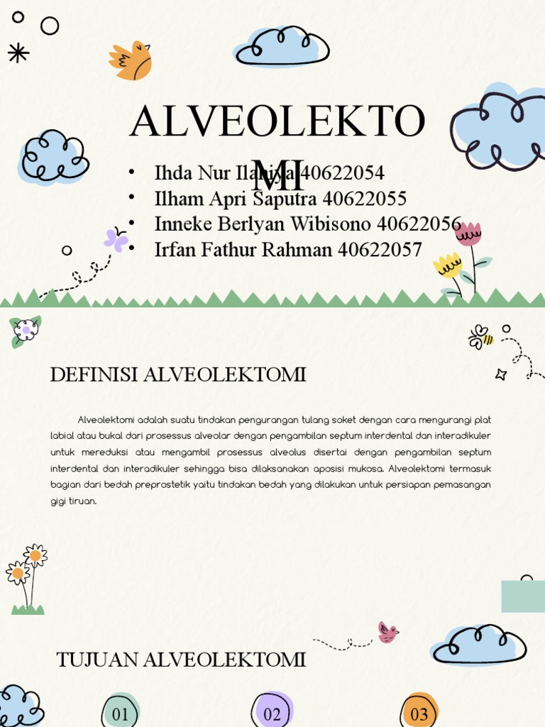 PPT Alveolektomi & InsisiBM Rotasi 3 [Autosaved] | PDF