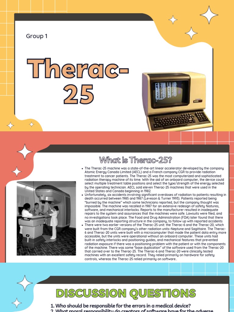 Therac-25 Radiation Accidents Analysis | PDF | Medical Device | Food ...