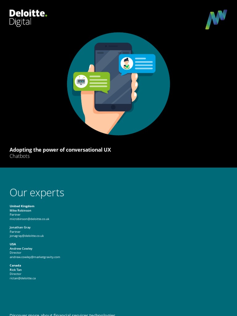 Deloitte NL Fsi Chatbots Adopting The Power of Conversational Ux ...