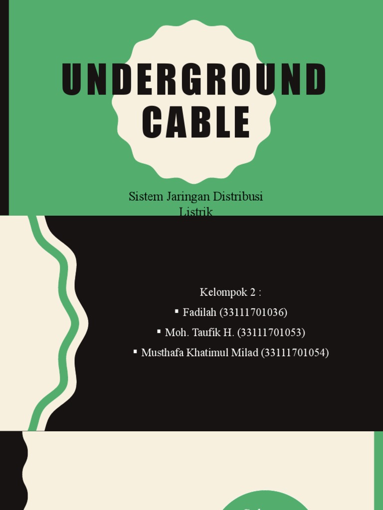 Underground Cable | PDF
