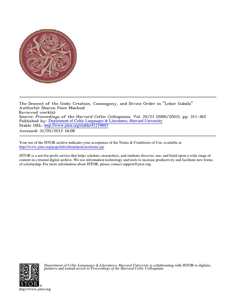 Department of Celtic Languages & Literatures, Harvard University | PDF ...