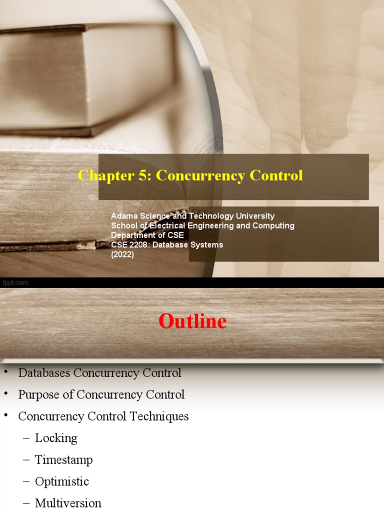 5-Chapter Five - Concurrency | PDF | Database Transaction | Information Retrieval