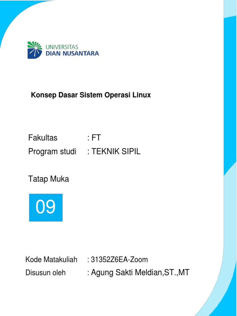 Pertemuan 9 - Sistem Operasi Berbasis Linux | PDF
