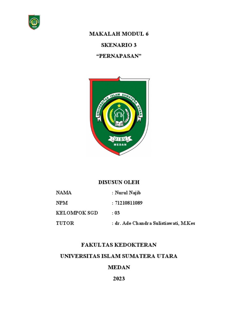 MAKALAH MODUL 6 SKENARIO 4 Nurul Najib | PDF | Sains & Matematika