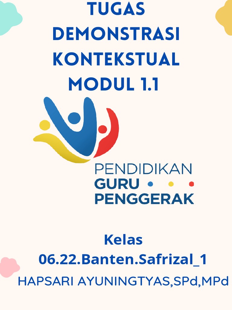 Demonstrasi Kontekstual Filosofi Ki Hajar Dewantara Dan Asas Tri-Kon ...