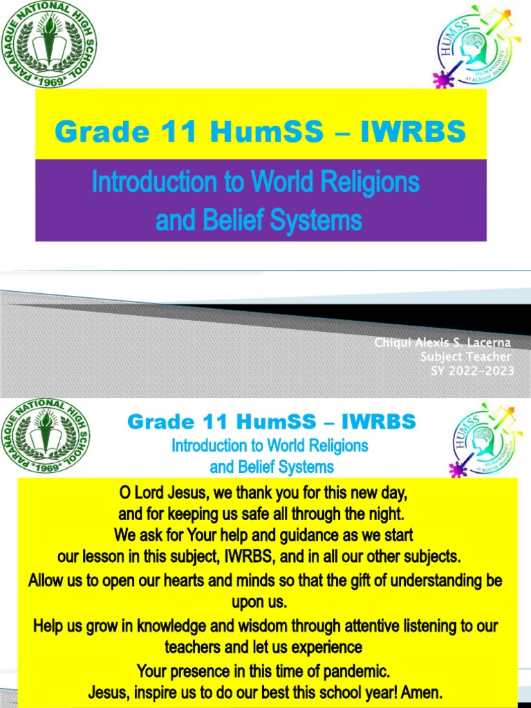 Week 2 IWRBS CategoriesOfRel | PDF | East Asian Religions | Religious ...