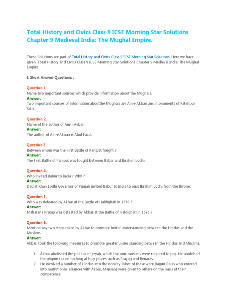 Total_History_and_Civics_Class_9_ICSE_Morning_Star_Solutions_Chapter (3 ...