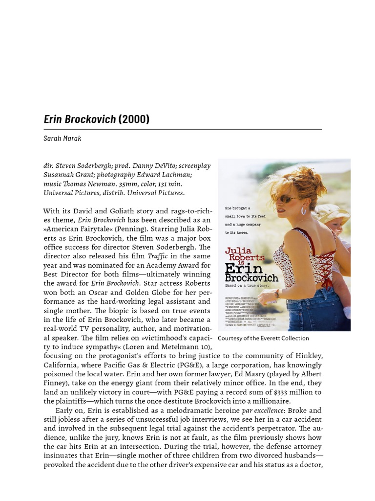 Erin Brockovich 2000 | PDF