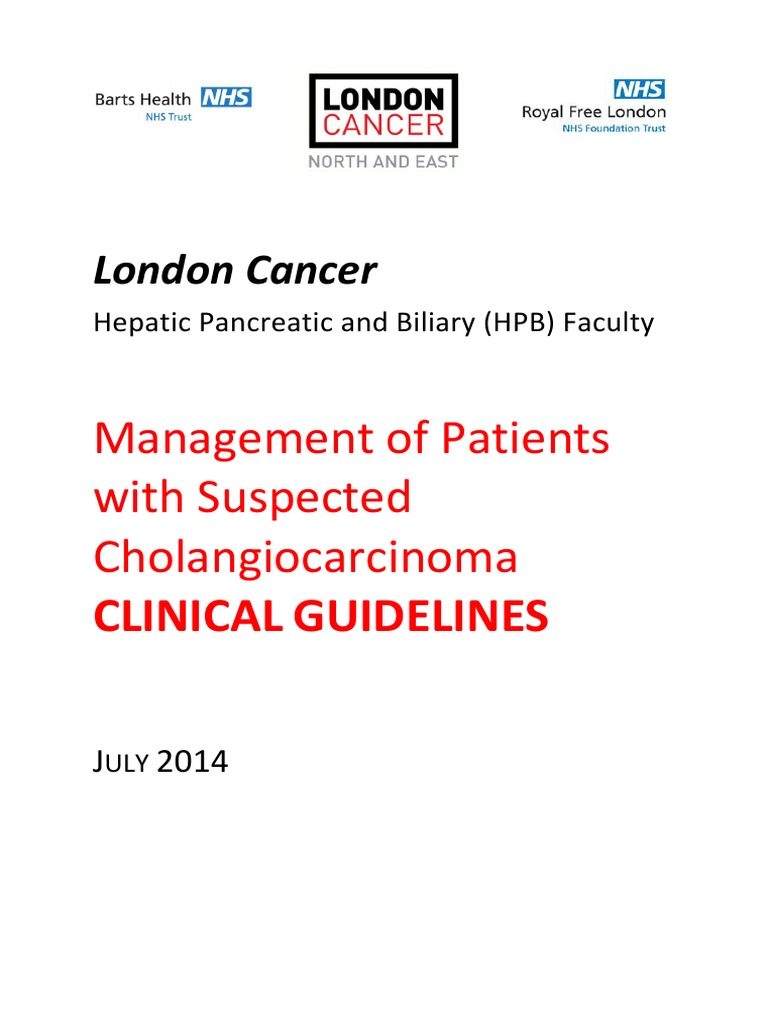 Cholangiocarcinoma Treatment Local Guidelines | PDF | Biopsy ...