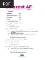 Allersin Syrup/ F Tablet: Amended Package Insert | PDF | Pharmaceutical ...