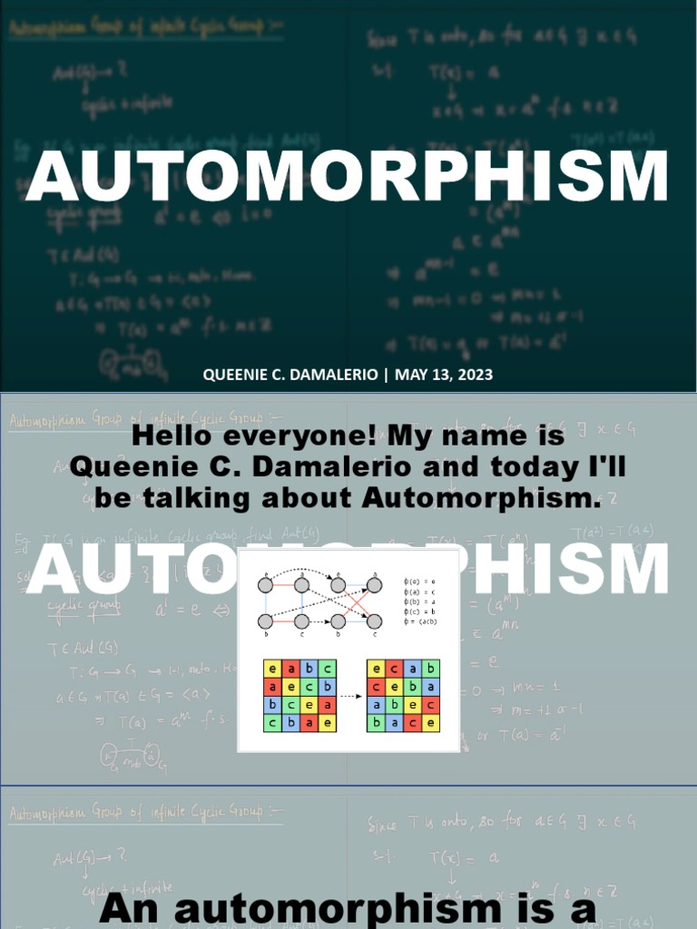 Understanding Automorphisms | PDF
