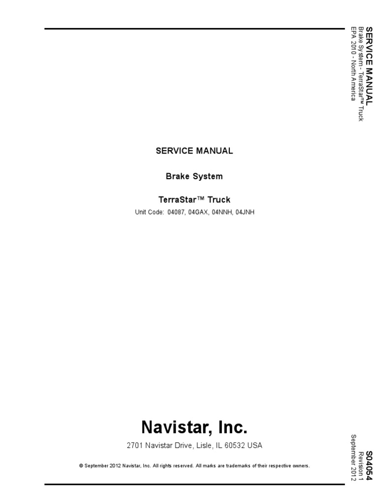 S04054 Frenos TRW Hidraulicos | PDF | Anti Lock Braking System | Tools