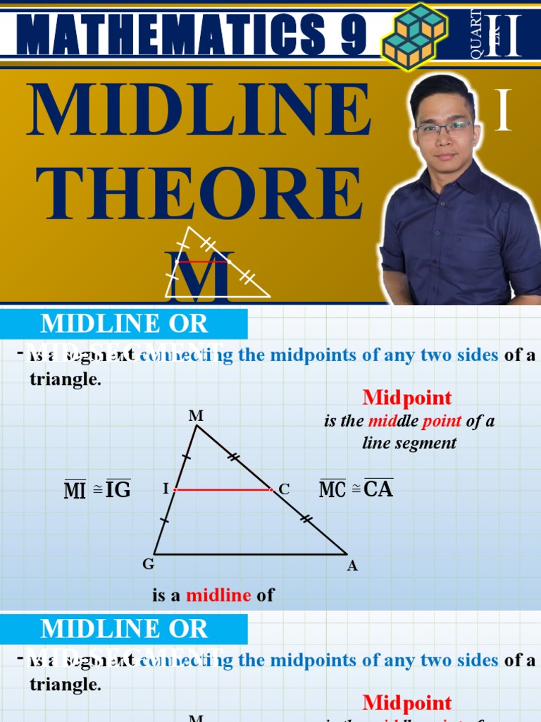 q3 5 Midline-Theorem | PDF | Triangle | Elementary Geometry
