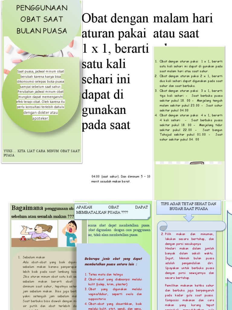Penggunaan Obat Saat Bulan Puasa | PDF