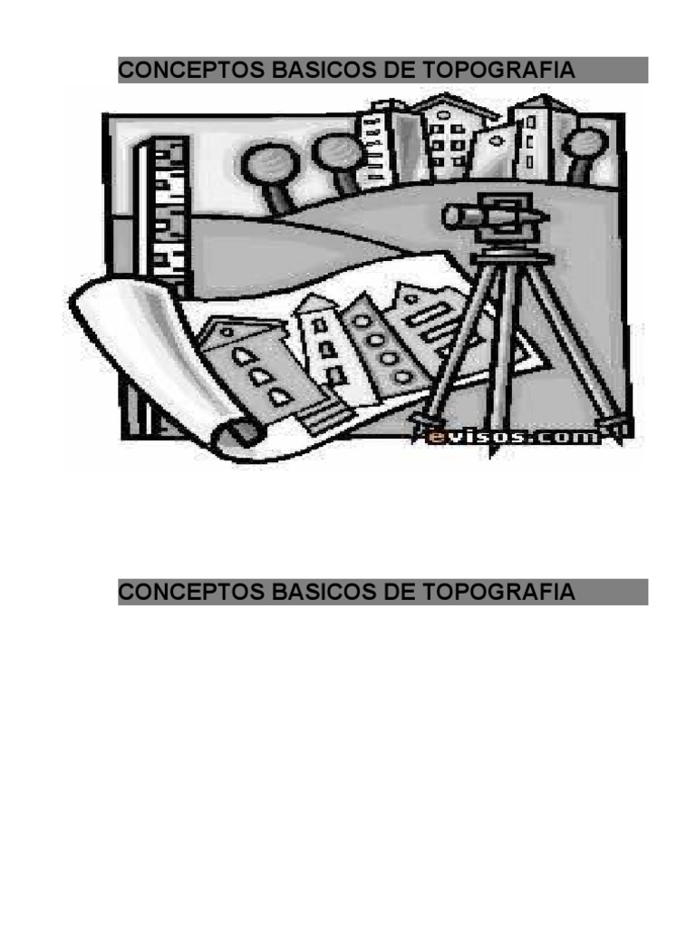 Conceptos Basicos de Topografia | PDF | Topografía | Geodesia