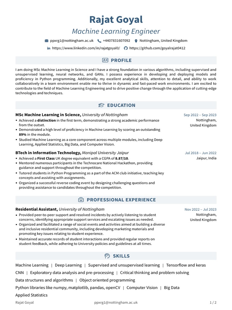 Rajat_Goyal_Resume | PDF