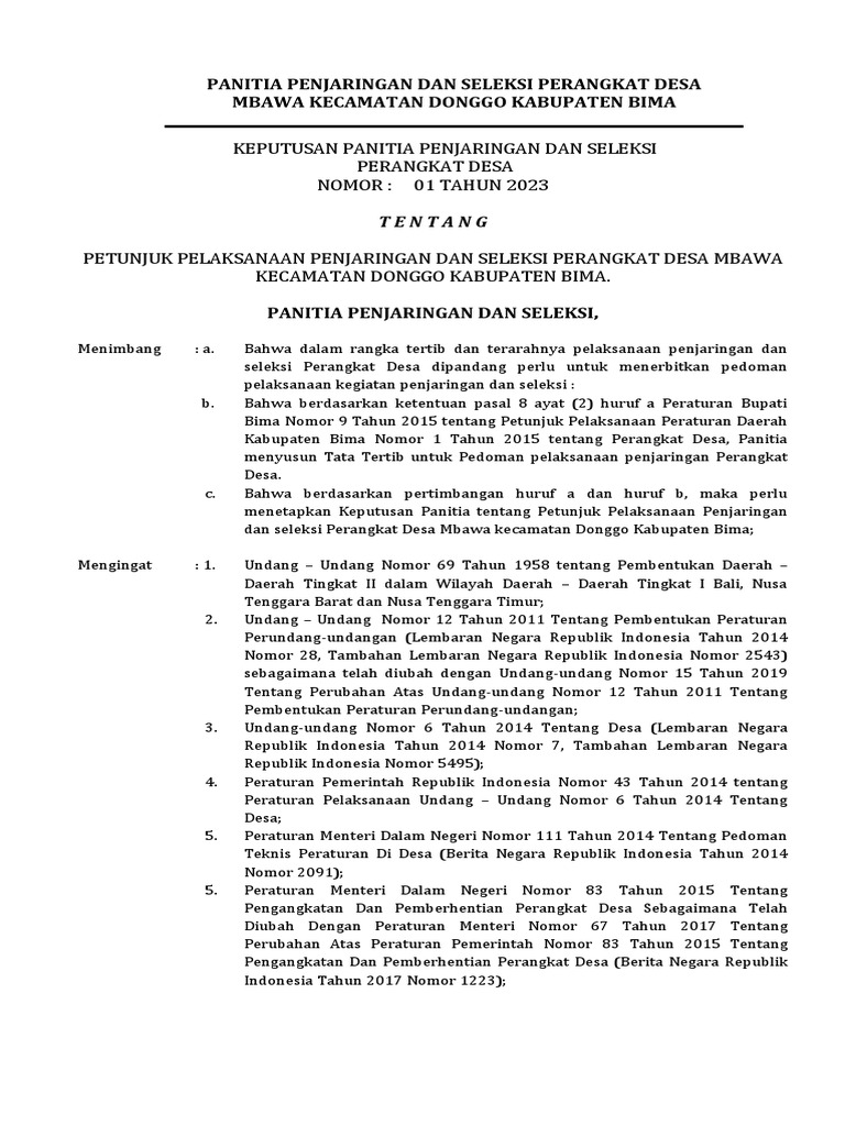 Rancangan Tatib Acc | PDF