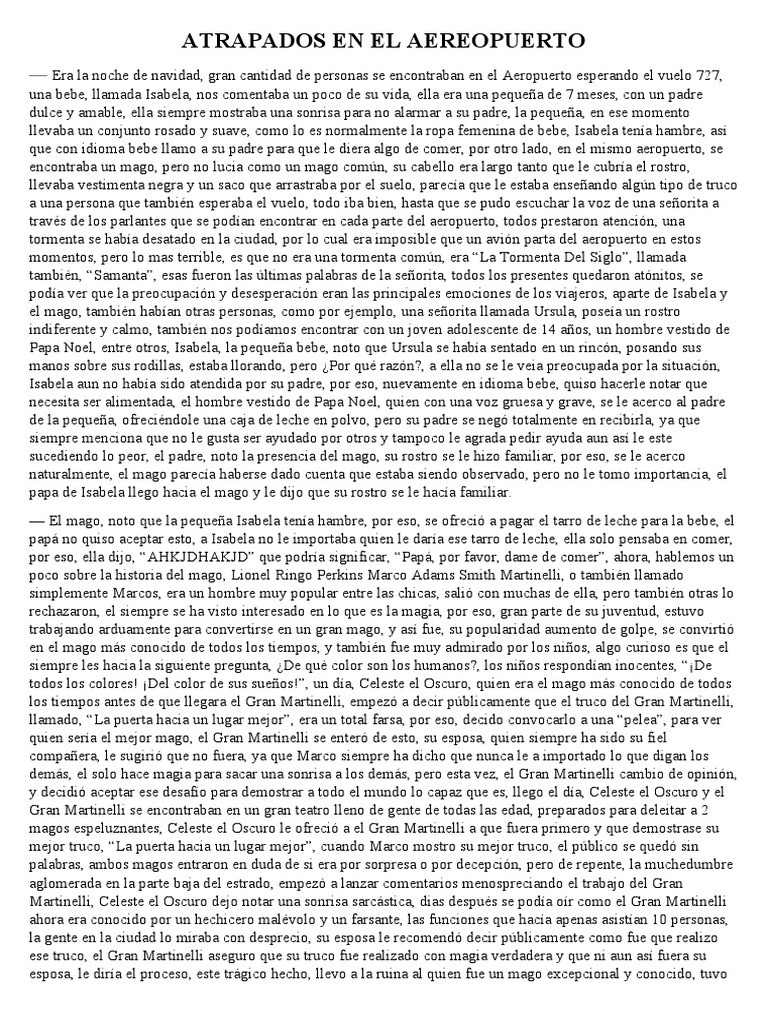 Atrapados en El Aereopuerto | PDF