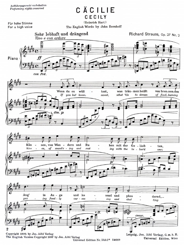 Cacilie (High) | PDF