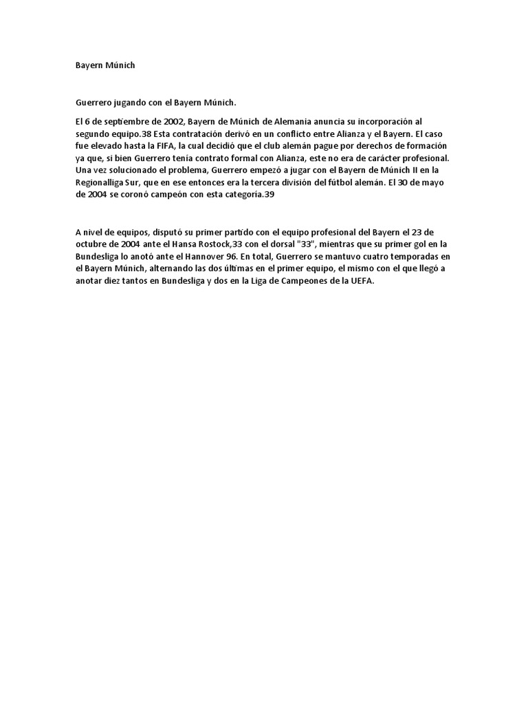 Bayern Múnich | PDF