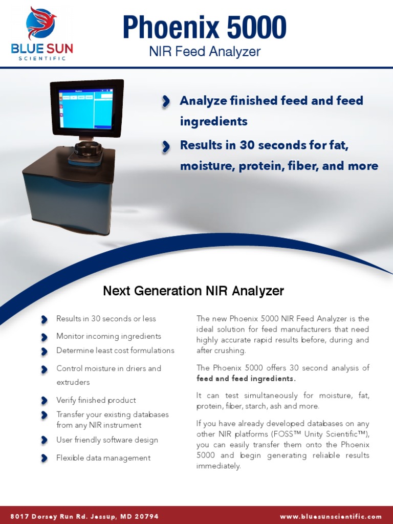 Blue Sun - Phoenix 5000 Feed - Dastec Paraguay | PDF | Physical Sciences