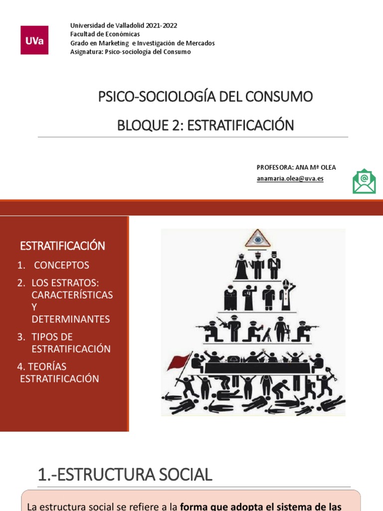 Tema 3 Estratificación | PDF | Estratificación social | Estatus social