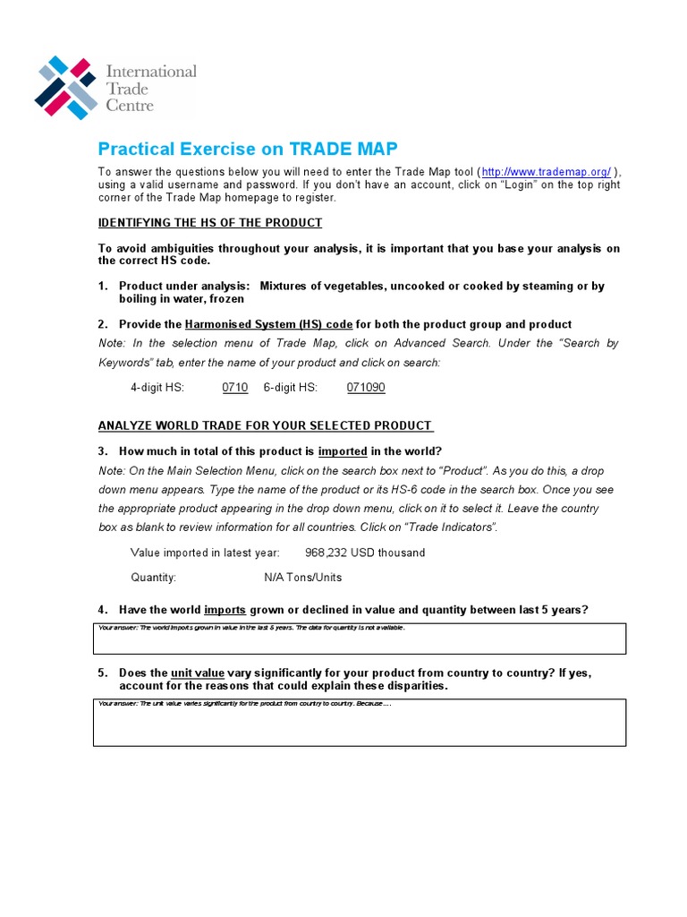 TradeMap-Exercises Ky 12223 | PDF | Computing