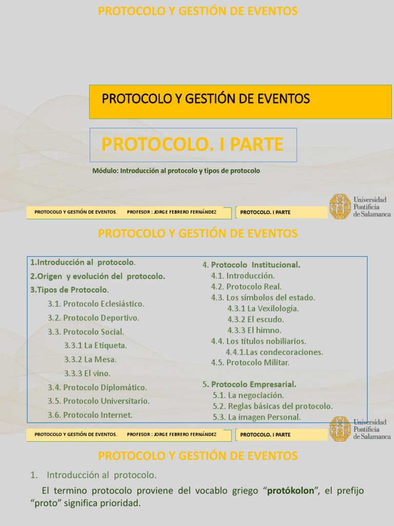 Protocolo y Gestión de Eventos | PDF | Cuchillería | Ropa