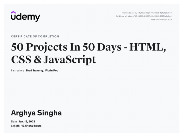 50 Projects in 50 Days-Html, Css &javascript | PDF