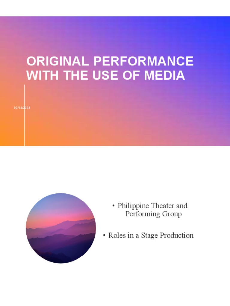 Arts 4TH Quarter | PDF | Theatre | Actor