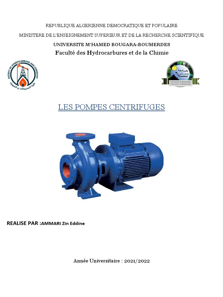 TP Pompe Centrifuge - PdfToWord | PDF