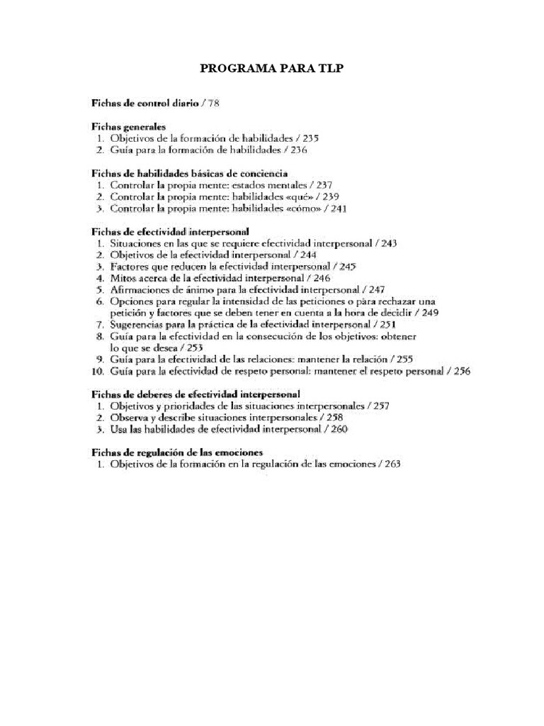 Programa para TLP | PDF