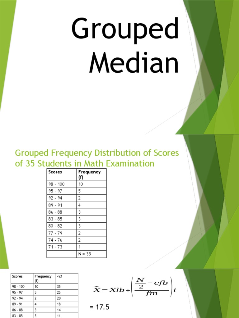 Grouped Median | PDF