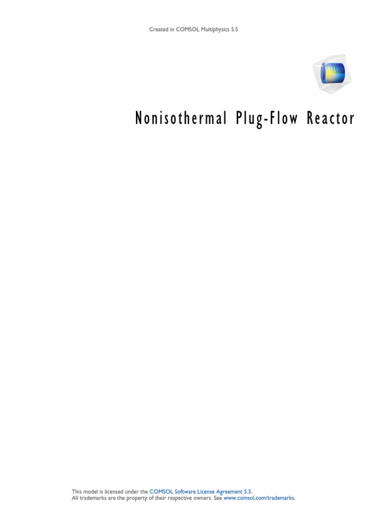 Models - Chem.nonisothermal Plug Flow | PDF | Chemical Reactor | Heat