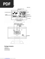 Sharp Digital Travel Alarm Clock | PDF | Fahrenheit