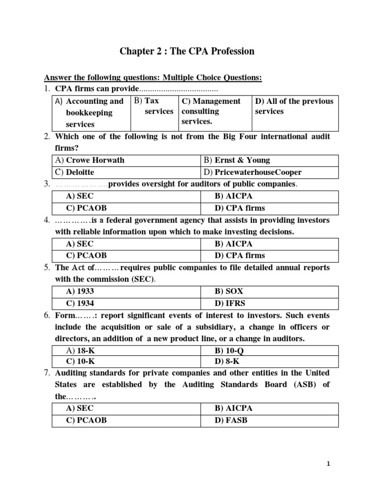 Chapter 2 Questions | PDF