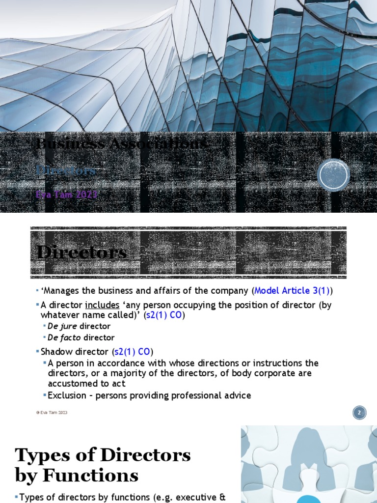 Directors | PDF | Legal Liability | Negligence