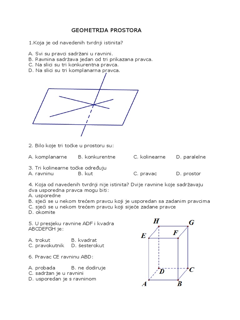 EM-10 Stereometrija | PDF