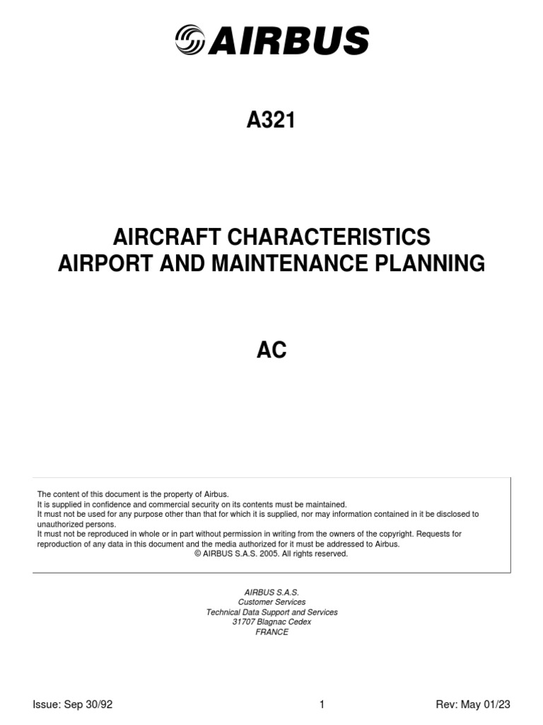 Airbus Techdata AC A321 - 0523 | PDF | Runway | Aviation
