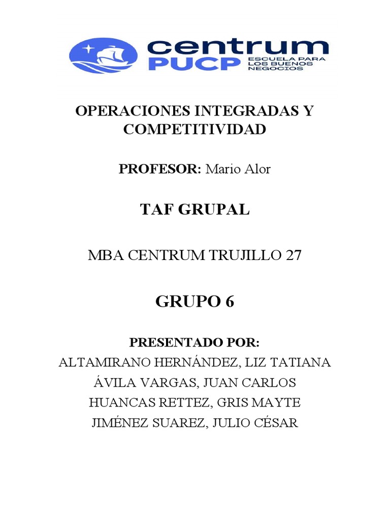 Grupo 6-DOE1 | PDF