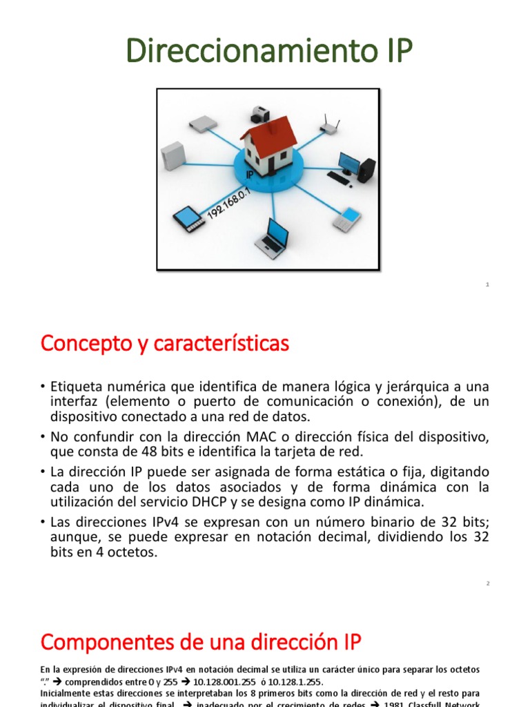 9 Direccionamiento IP | PDF | Dirección IP | Yo Pv6