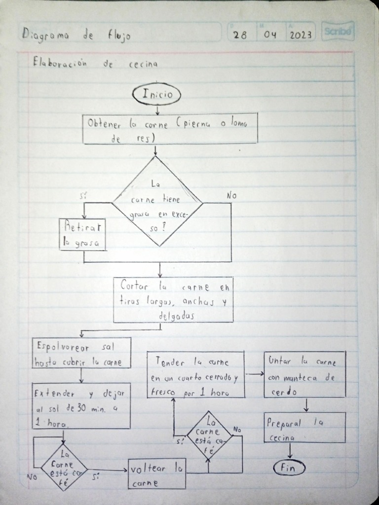 Diagrama de Flujo de Elaboración de Producto | PDF