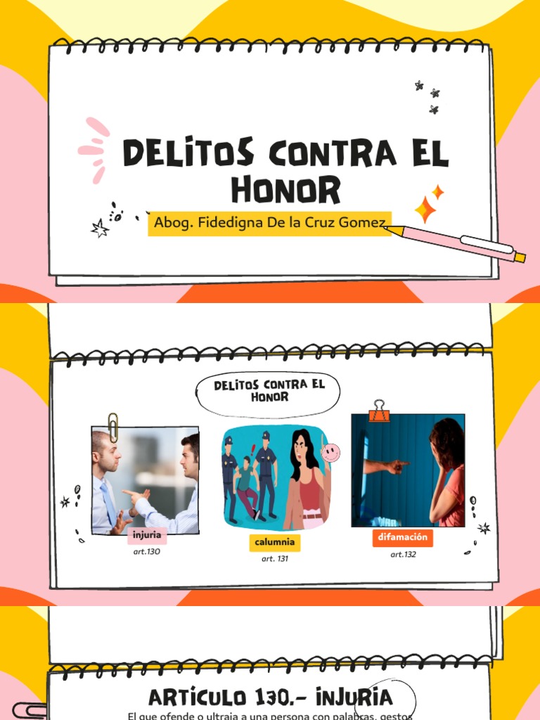 Delitos Contra El Honor | PDF