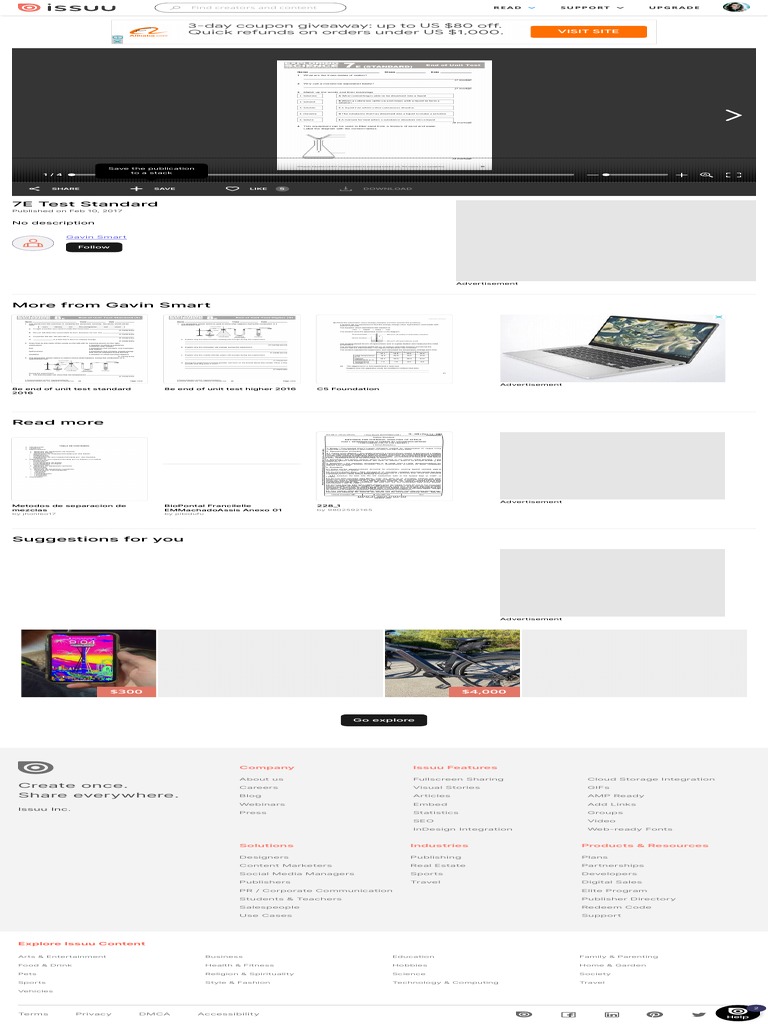 7E Test Standard by Gavin Smart - Issuu | PDF
