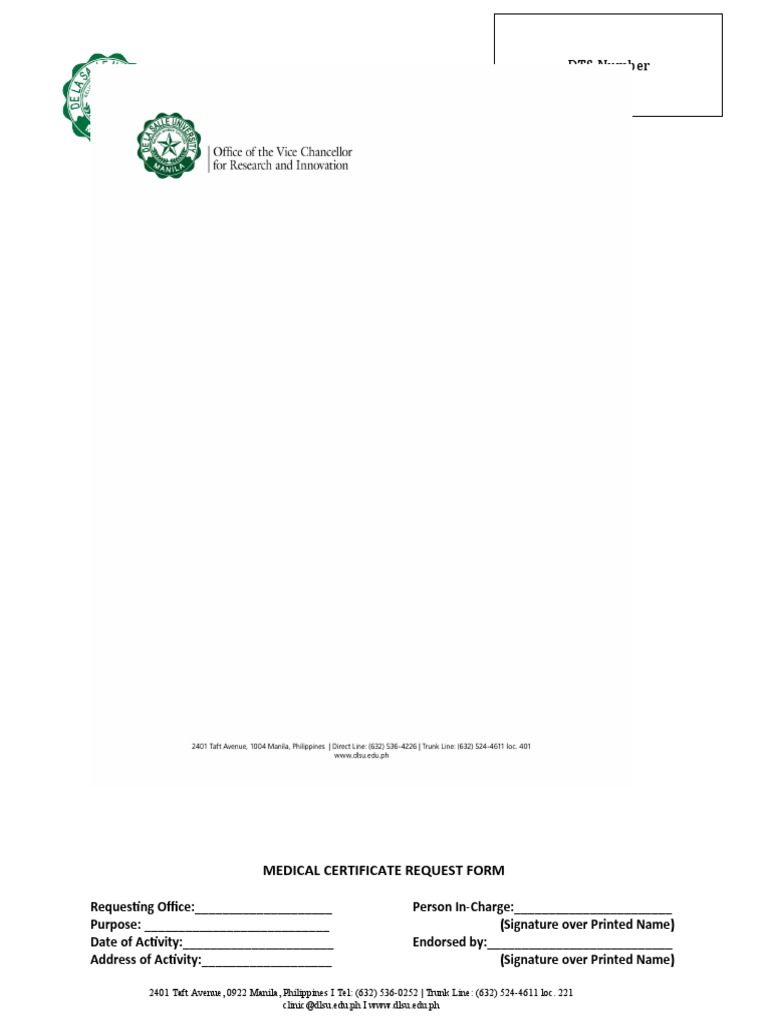 medical-certificate-request-form | PDF