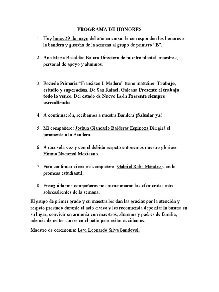 Programa de Honores | PDF