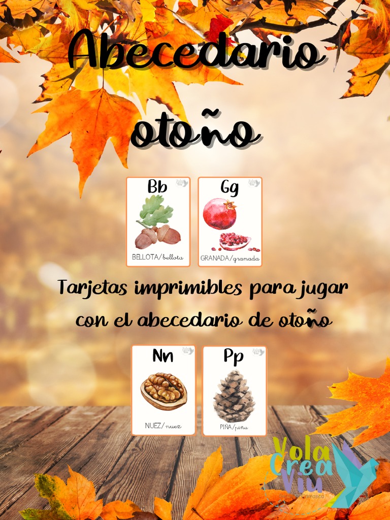 Abecedario de Otoño para Imprimir | PDF