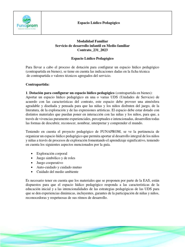 Espacio Ludico 2312023 DIMF | PDF | Crecimiento personal y profesional
