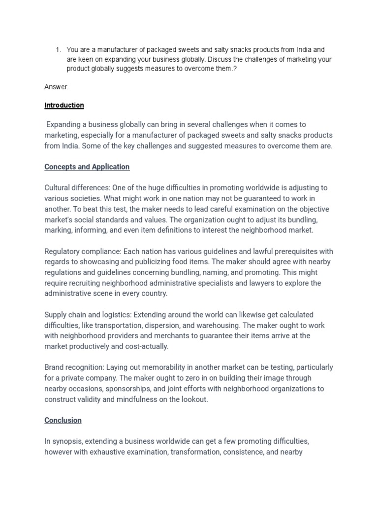 International Business Assignment | PDF | Pricing | Marketing