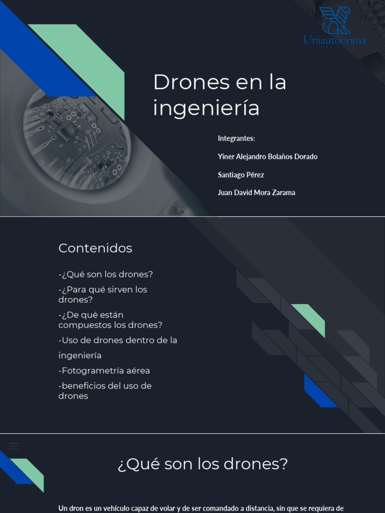 Presentación de Drones | PDF